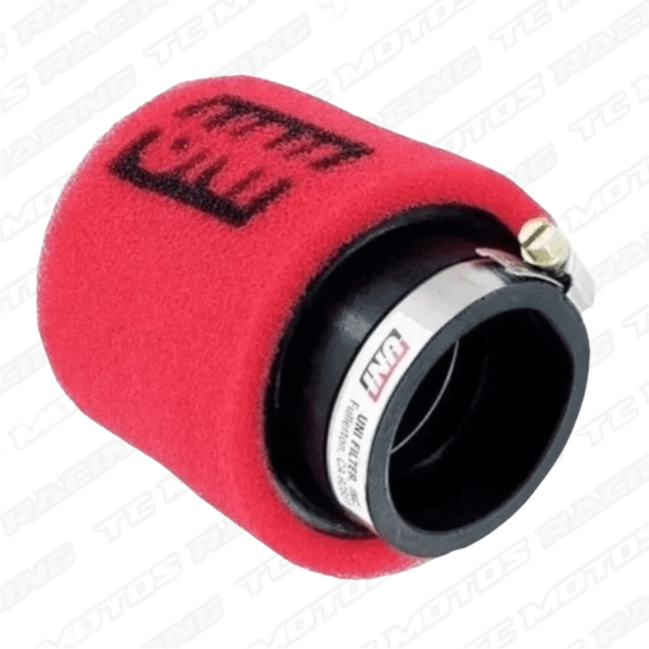 Filtro alto flujo tipo UNI rojo - TC MOTOS RACING