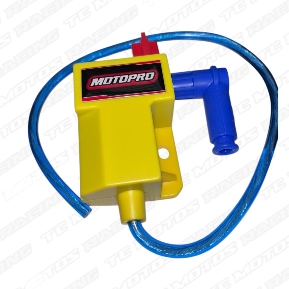 BOBINA DE ALTA + CDI RACING AKT CON CABLE DE ALTA TRASLUCIDO - TC MOTOS ...